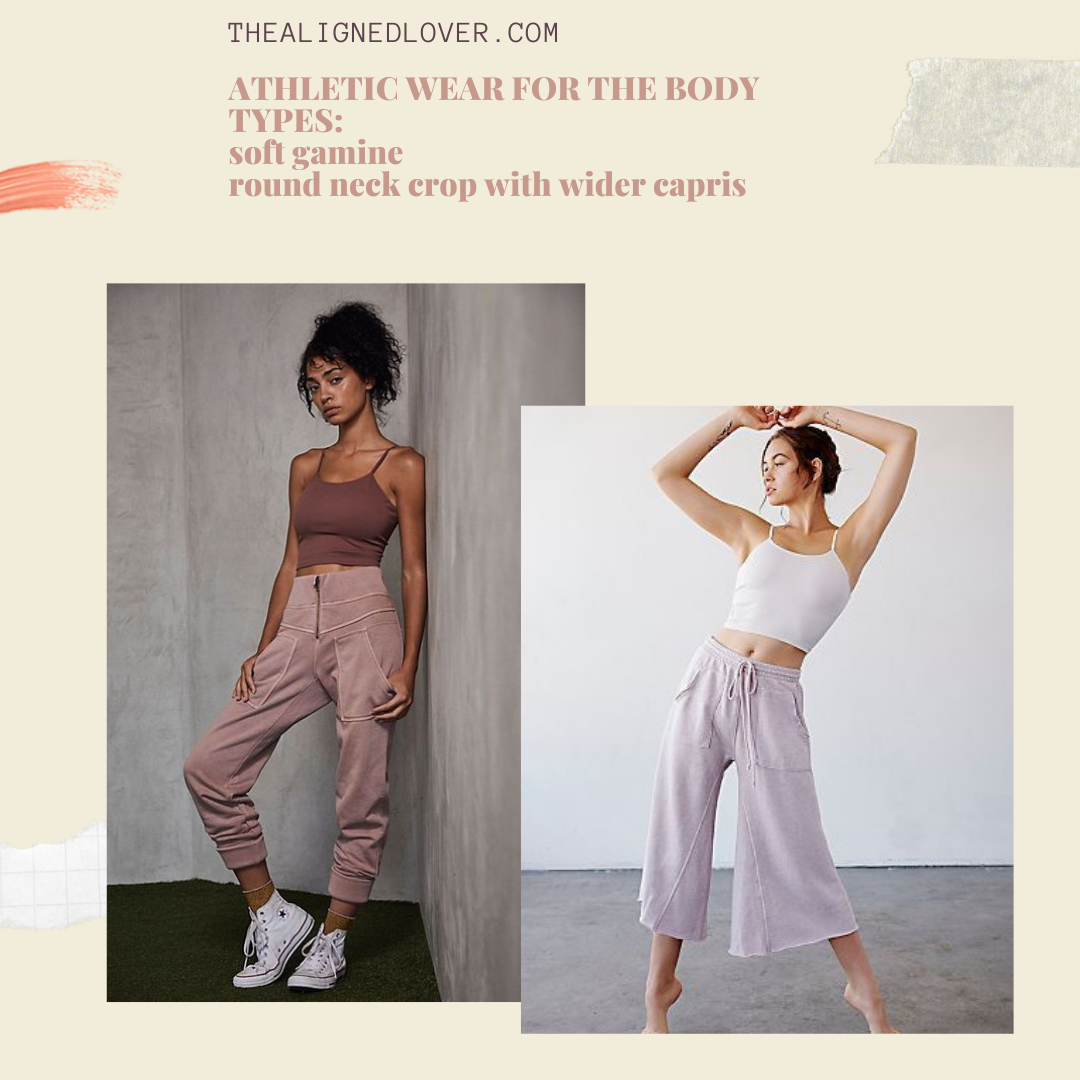 Gym Wear/ Athletic Wear for the Body Types: Soft Gamine | The Aligned Lover