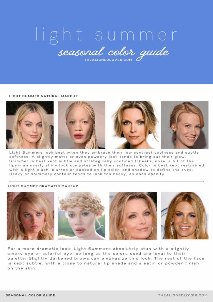 Guide to the Light Summer Seasonal Color Palette | The Aligned Lover