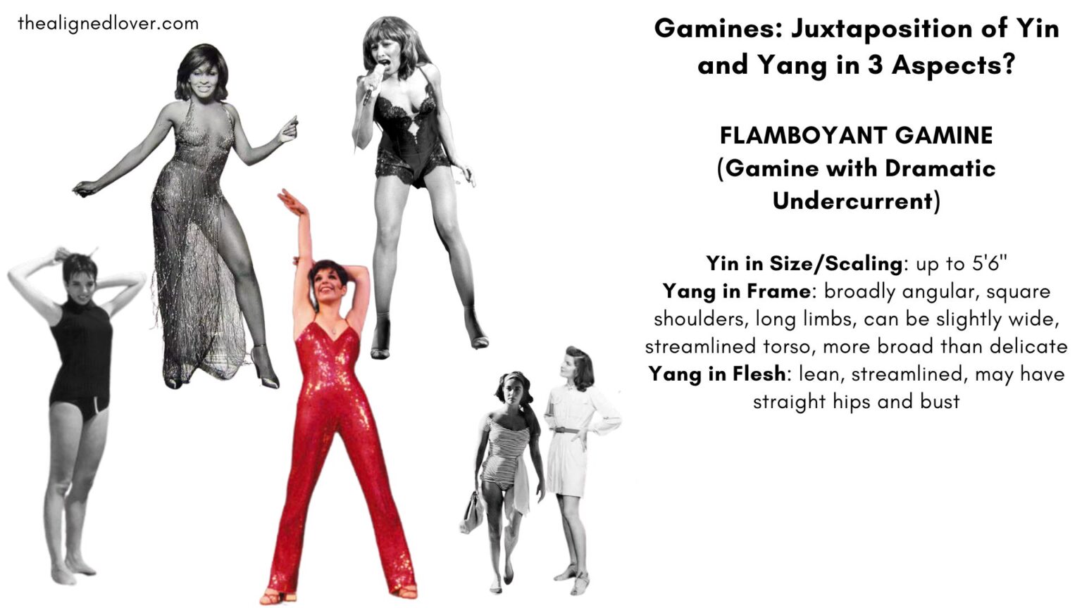 Intro to the Kibbe System: The Gamine Family: Soft Gamines and Flamboyant Gamines | The Aligned ...