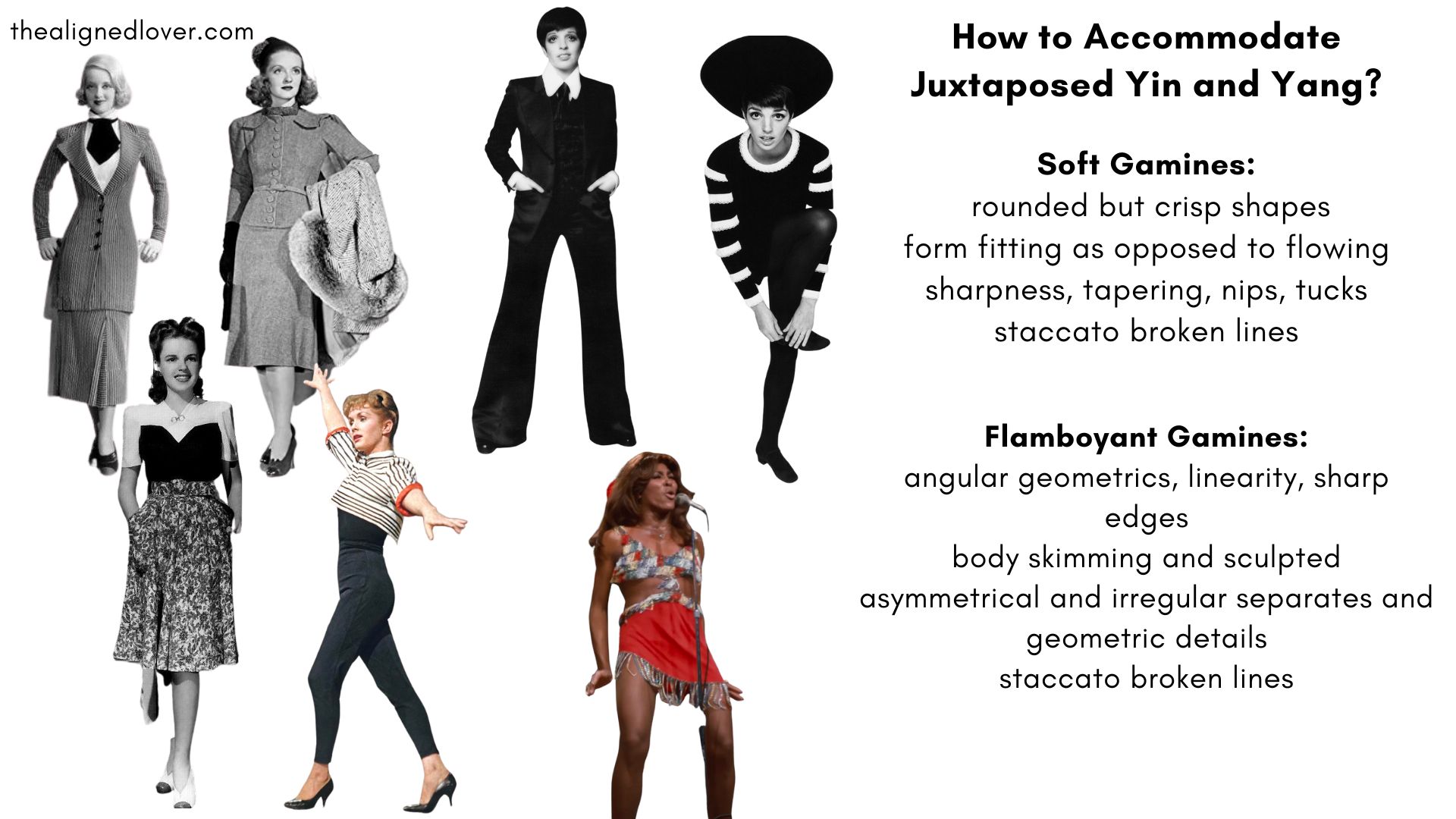 Intro to the Kibbe System: The Gamine Family: Soft Gamines and ...