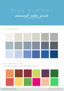 Guide to the True Summer Seasonal Color Palette | The Aligned Lover