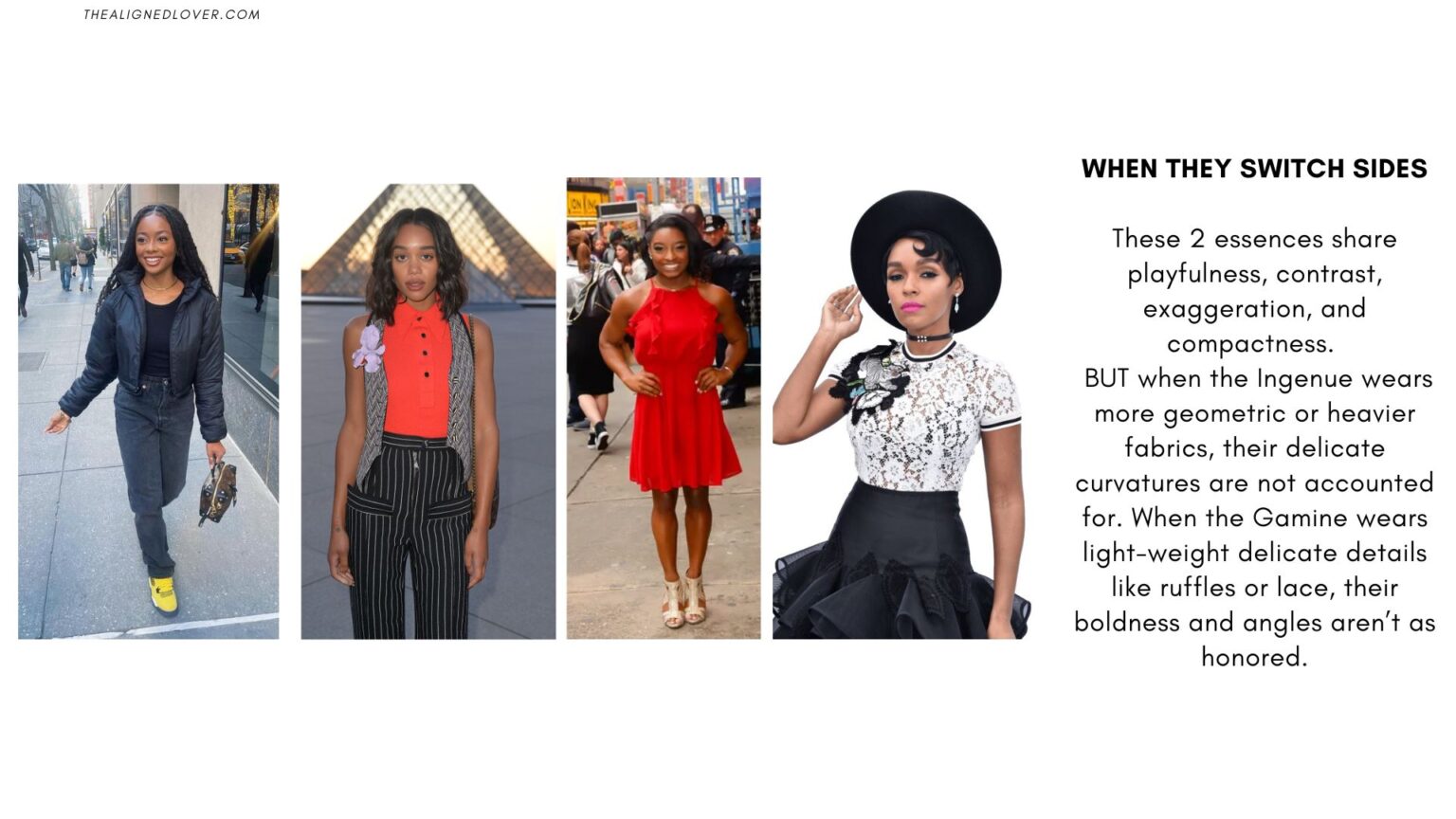 Gamine Essence vs Ingenue Essence | The Aligned Lover